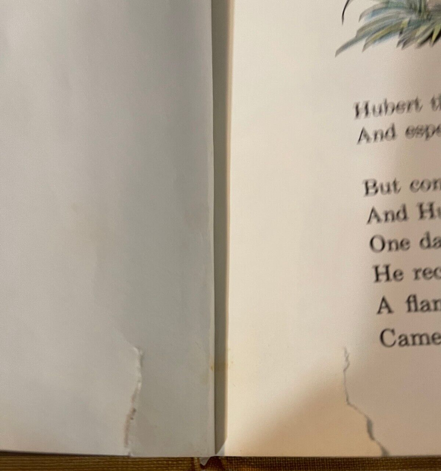 Vintage HTF Hubert's Hair-Raising Adventure 1st Edition 1959/ Bill Peet ...