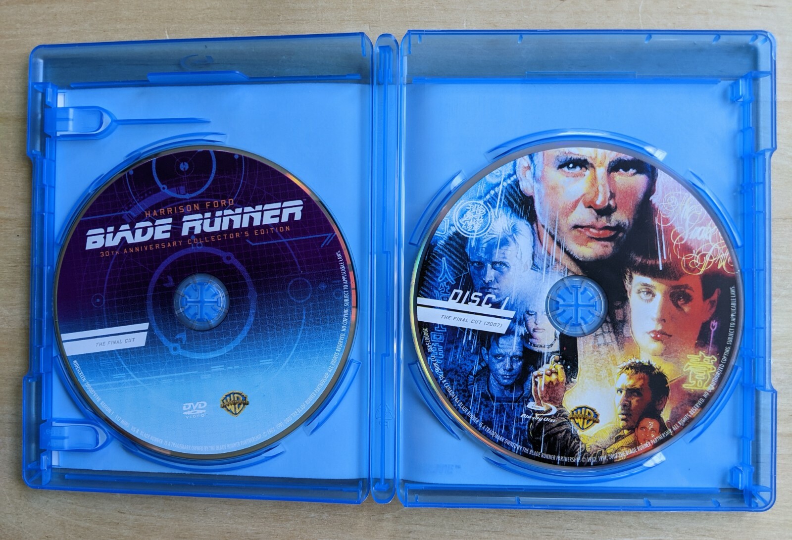 Blade Runner - 30th Anniversary Edition (Blu-ray + DVD 2011) Harrison ...