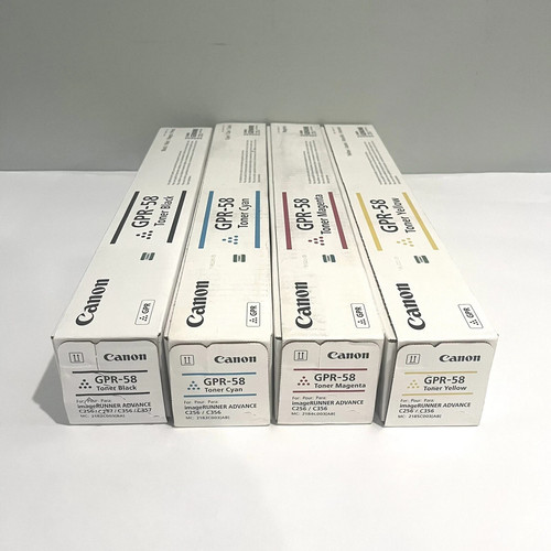 Canon GPR-58 Toner Cartridges Set KCMY For ImageRunner C256iF II ...