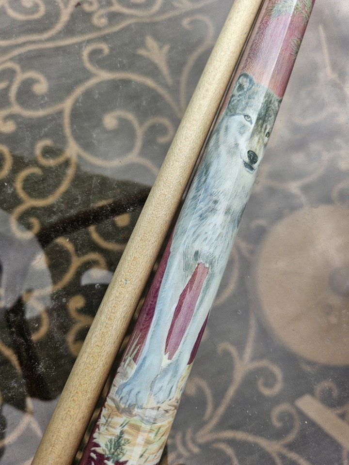 McDermott "Great Wolf" Pool Cue 58", Approx 20 OZ Straight, True ...