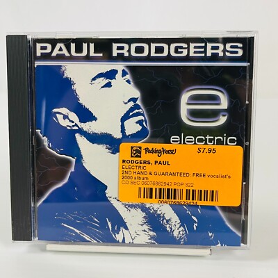 Paul Rogers - Electric (CD, 1999) | eBay