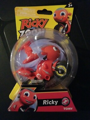 Ricky Zoom 3" RICKY Action Figure Free Wheeling Free Standing Red Toy ...