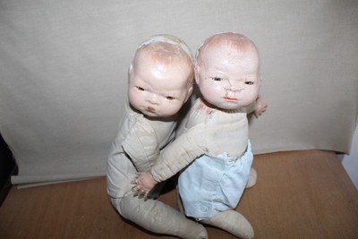 Vintage / Antique ? Dolls (2) Poor+ | eBay