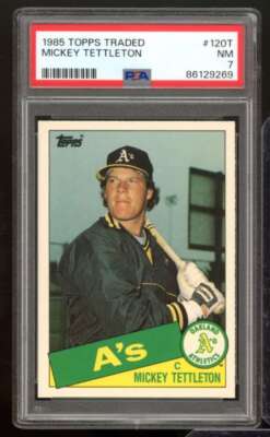 Mickey Tettleton Rookie Card 1985 Topps Traded #120T PSA 7 | eBay