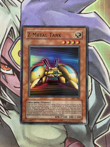 MFC-006 Z-Metal Tank Super Rare Unlimited Edition Near Mint Yugioh Card ...