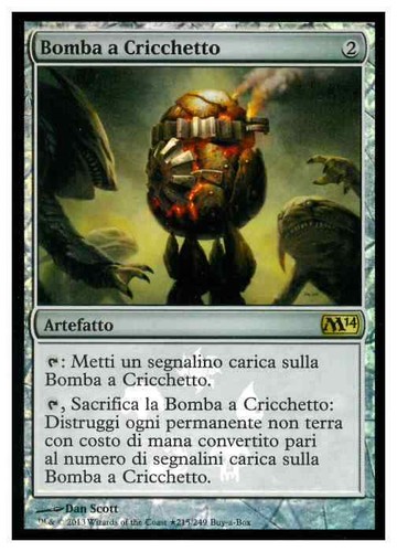 MTG - Ratchet Bomb - Ratchet Bomb - M14 Promo Buy a Box FOIL (NM) IT # ...