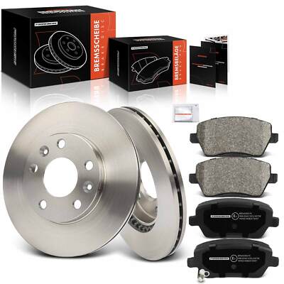 269mm Vented Brake Discs & Brake Pads Front for Dacia Duster HS HM ...