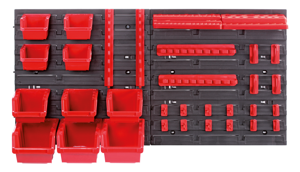 WALL MOUNT STORAGE BOARD ORGANIER BOXES GARAGE TOOL DIY BIN PANEL RACK ...