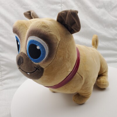 Disney plush Puppy Dog Pals ROLLY Pug 12" Plush Store Junior Toy ...