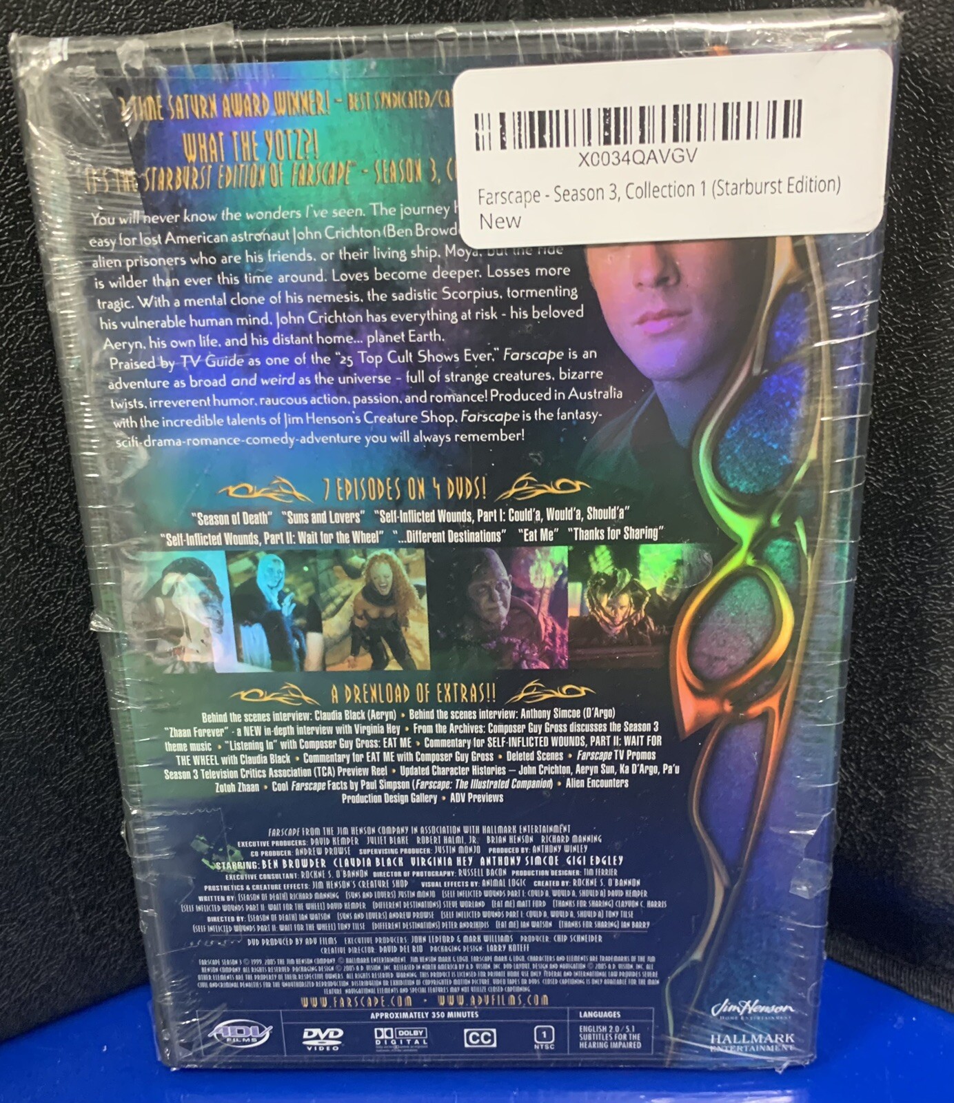 Farscape: Starburst Edition - Season 3: Collection 1 (DVD, 2005, 4-Disc ...