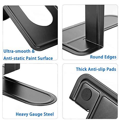 Heavy Duty Non-Skid Metal Book Ends 4 Pairs Book Holders for Office ...