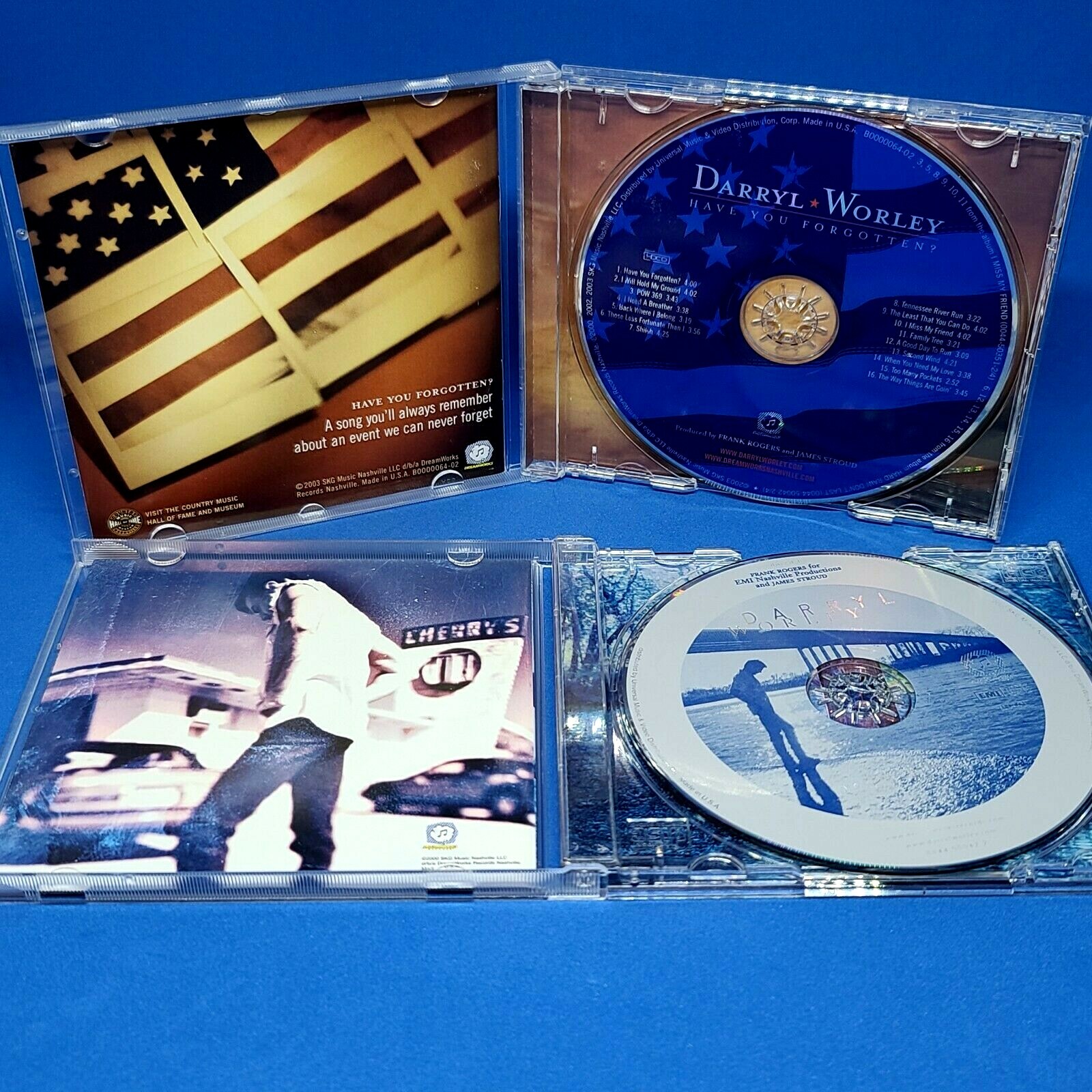 Lot of 2 Darryl Worley CD's Hard Rain Don't Last Have you Forgttenn ...