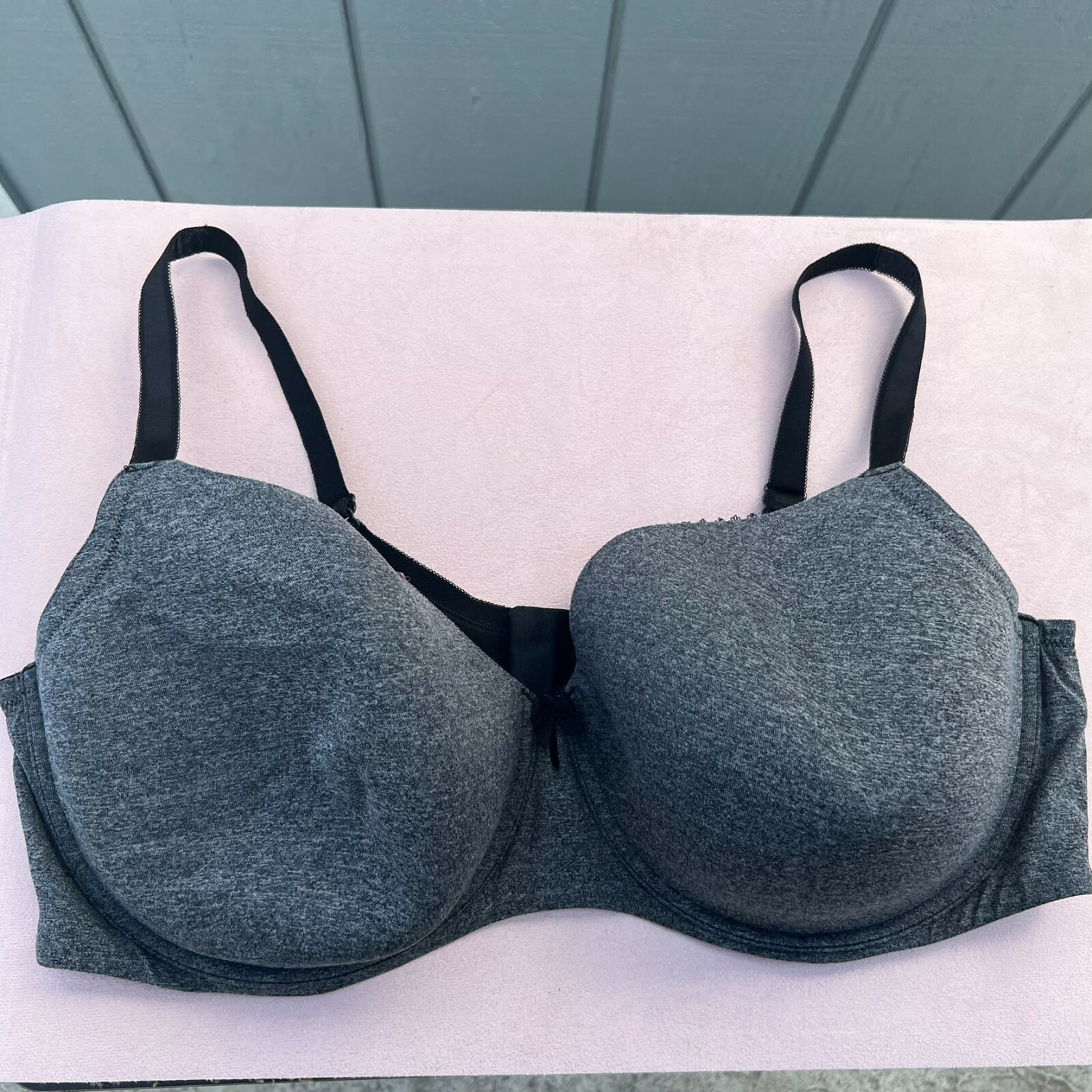 Torrid Curve Plus Bra Heather Gray Lightly Lined T Shirt Bra 46DD Style ...
