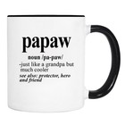 Papaw Noun - 11 oz Mug - Papaw Gift - Papaw Mug - Pregnancy Reveal | eBay
