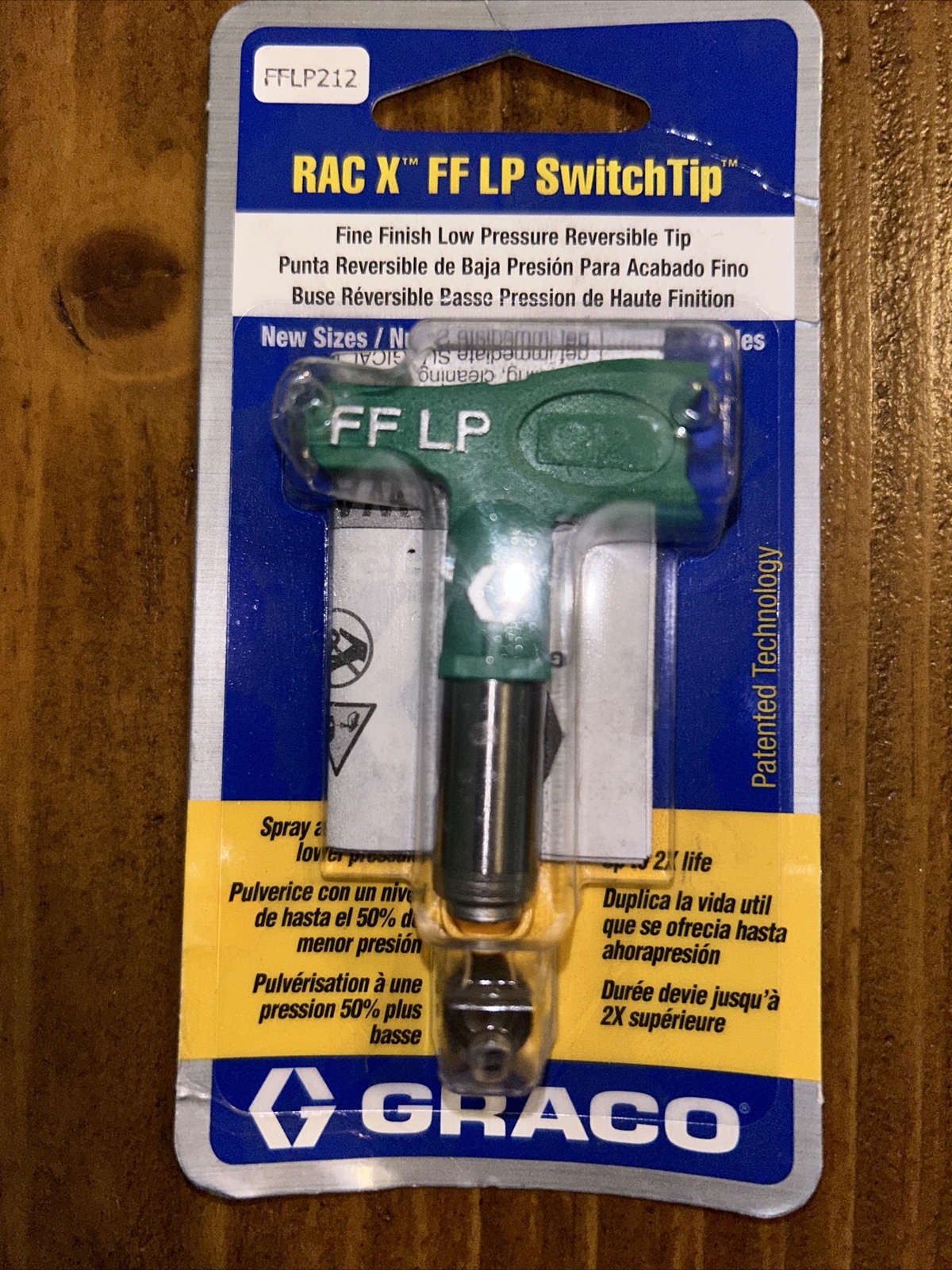 Graco RAC X FFLP 212 Fine Finish Low Pressure Airless Spray Tip | eBay