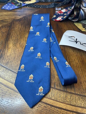 FAT WIDE 1960'S LDS NECKTIE VINTAGE TIE FREE SHIPPING IN THE DOG HOUSE ...
