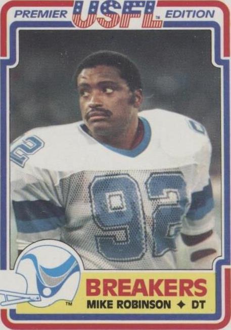 1984 Topps USFL - Mike Robinson #79 (RC) for sale online | eBay