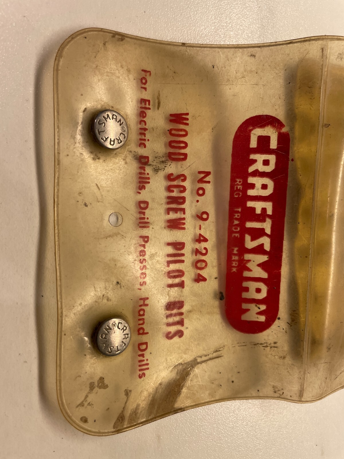 Craftsman Wood Screw Pilot Bits Set 9-4204 94204 Crown Logo Lot380 for ...