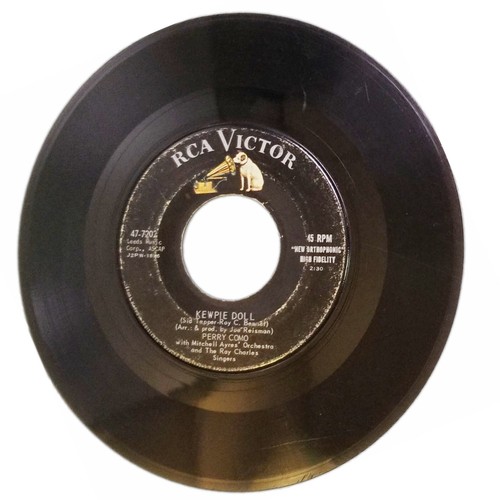 Perry Como 45 RPM Vinyl RCA Victor Records "Kewpie Girl" "Dance Only ...