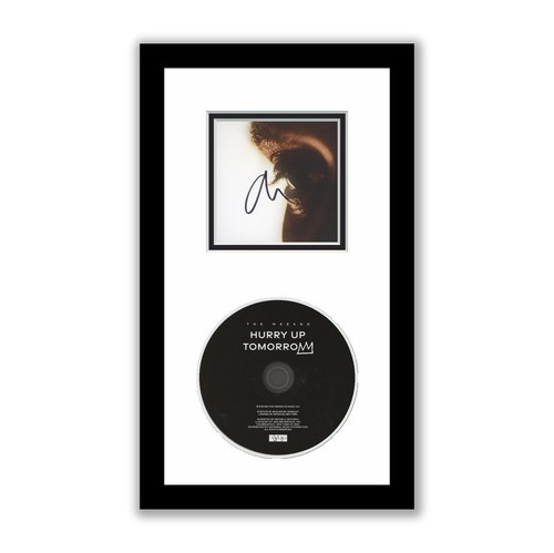 The Weeknd Autographed Signed Framed CD Hurry Up Tomorrow ACOA | eBay