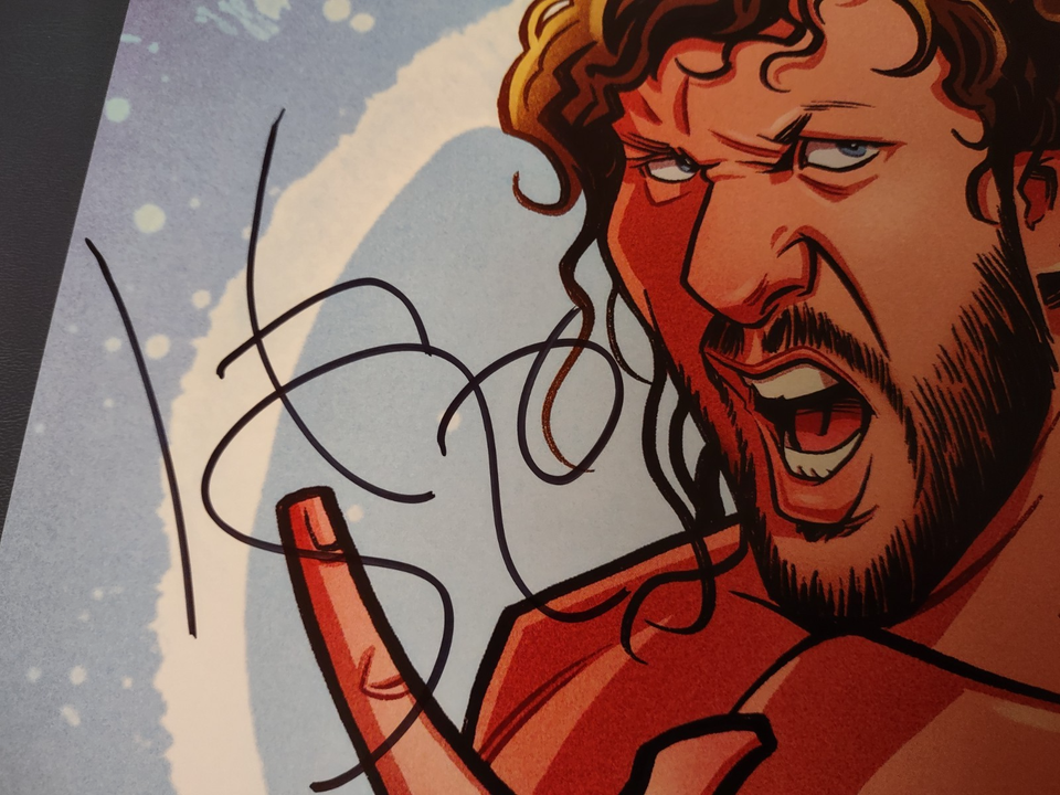 Autographed Signed KENNY OMEGA 11x14 Art Print by Nolanium with COA | eBay