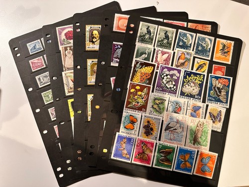 World Stamps lot Pack - 5 Page Stamps - Stamp Only Not Included Stock ...