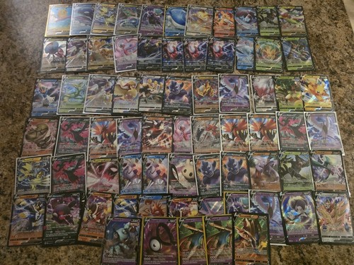 Modern Pokemon Binder Collection Lot Ultra Rares All V 71 Cards ...
