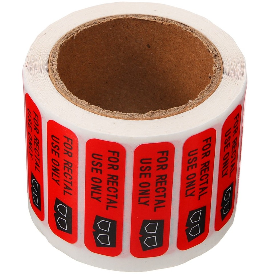 Warning Sticker Rectal Mother Man Funny for Rectaluse Only Halloween ...