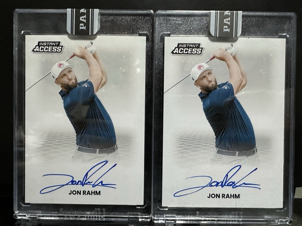 2025 Panini Instant Access Golf Jon Rahm His First Ever Auto Card ...