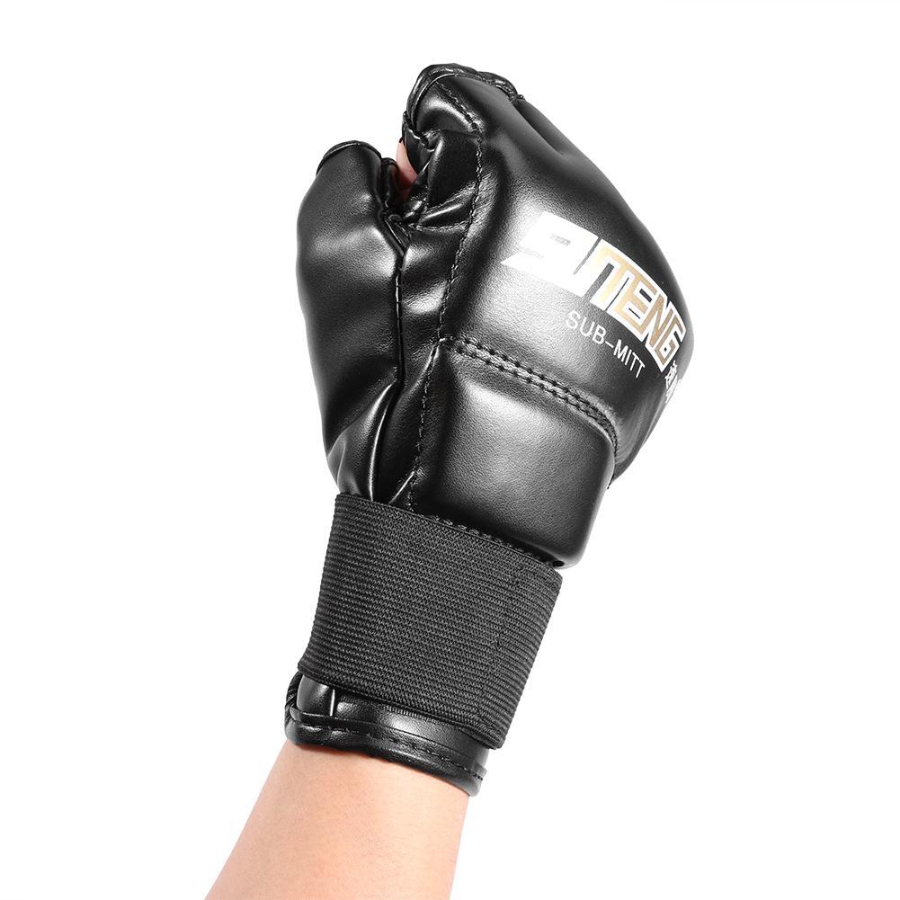 Fighting MMA Boxing Sport PU Leather Gloves Tiger Muay Thai Boxing ...