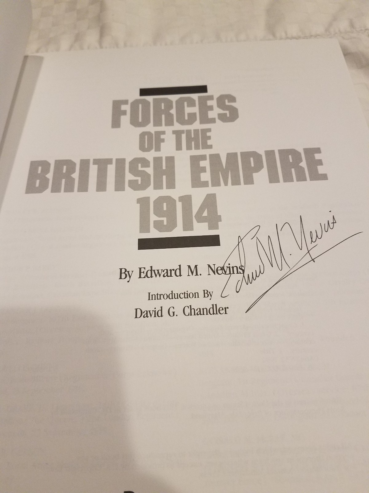 Forces of the British Empire - 1914(SIGNED) by Edward Nevins (1992 ...
