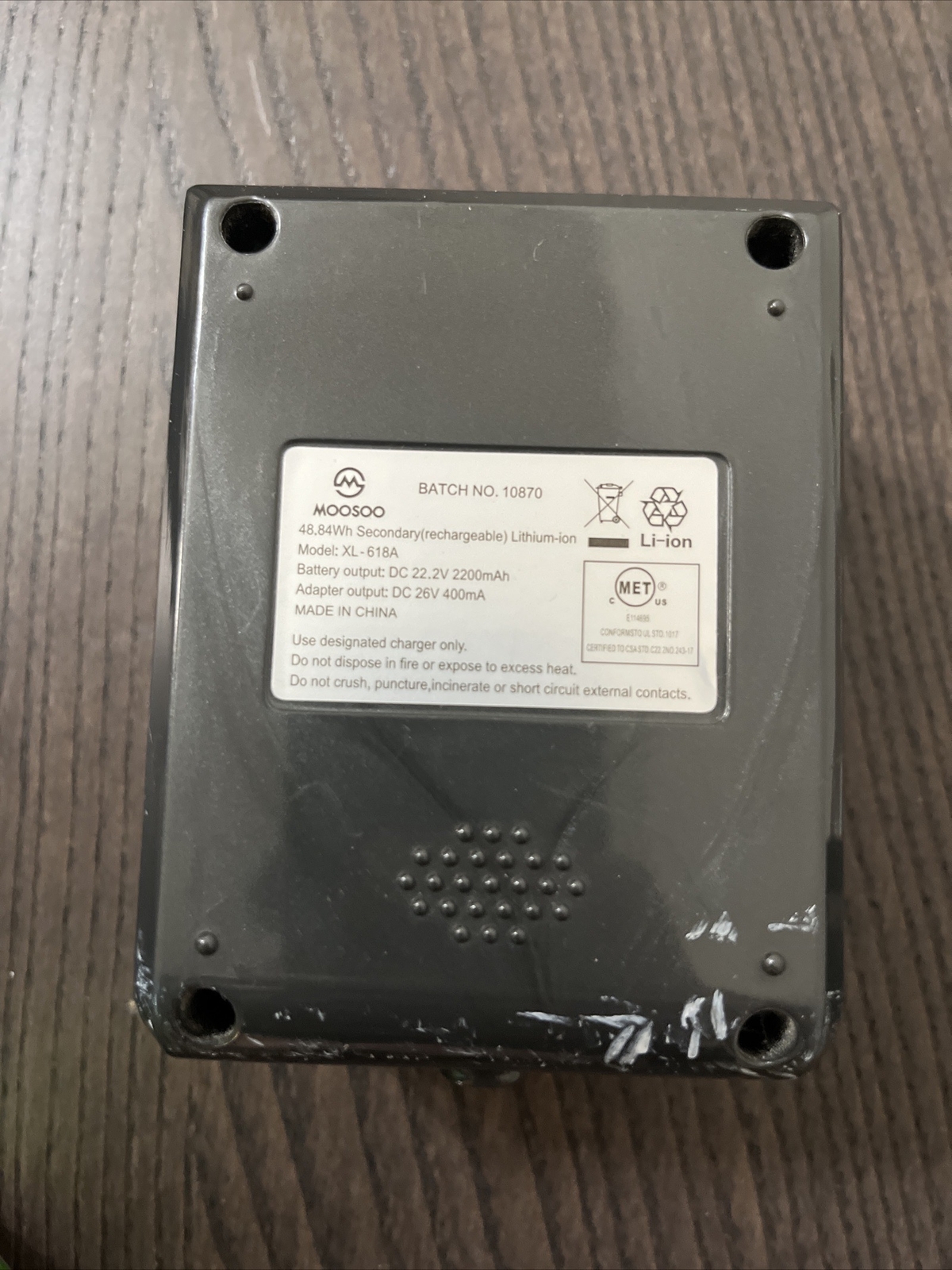 Moosoo XL-618A Cordless 4-in-1 Lightweight Stick Vacuum Battery and ...