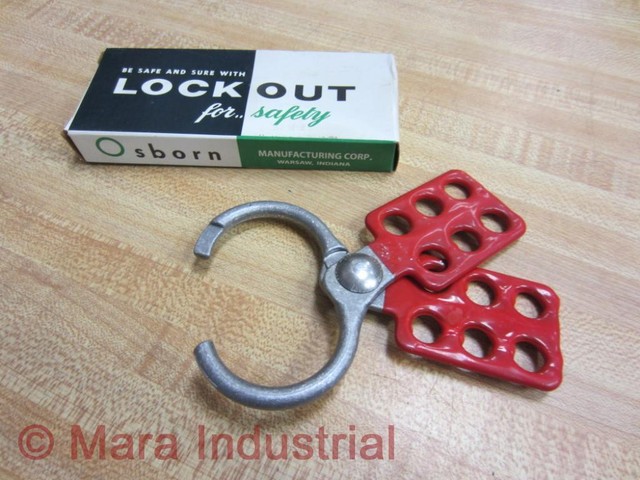Osborn Lock out for Safety Manufacturing Scissor Type Og-80-2 Hasp for ...