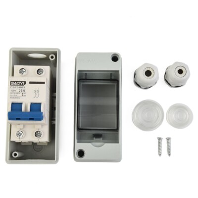 Mini Circuit Breaker Box DC 1000V DC IP65 10A/16A/32A/50A/63A,18*5.5cm ...