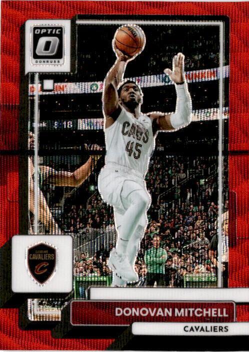 2022-23 Panini Donruss Optic - Donovan Mitchell #72 Red Wave Prizm for ...