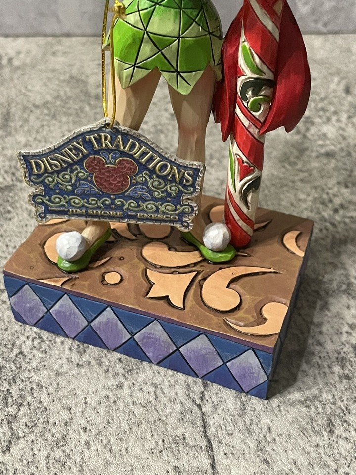 JIM SHORE WALT DISNEY TINKER BELL "SWEET TRADITIONS" FIGURINE 4019471 ...