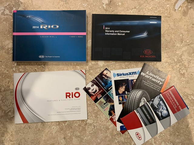Kia Rio Owners Manual