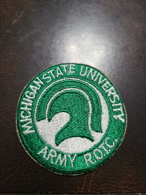 Vintage Michigan State University School Army ROTC Patch | eBay