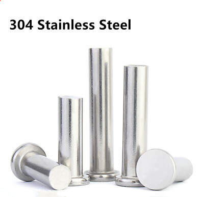 304 Stainless Steel Flat Head Rivets M2 M2.5 M3 M4 M5 M6 | eBay UK