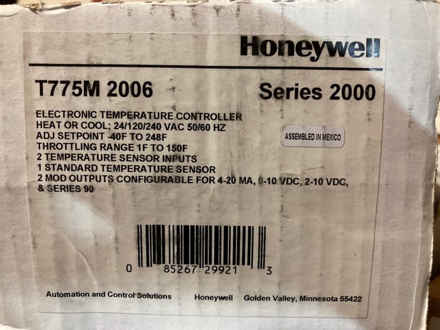 Honeywell T775M2006 Modulating Electronic Temperature Controller With 2 ...