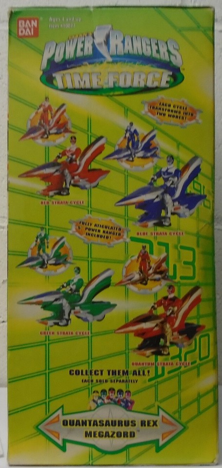 Power Rangers Time Force 10" Quantasaurus Rex Megazord Transforms 2 ...