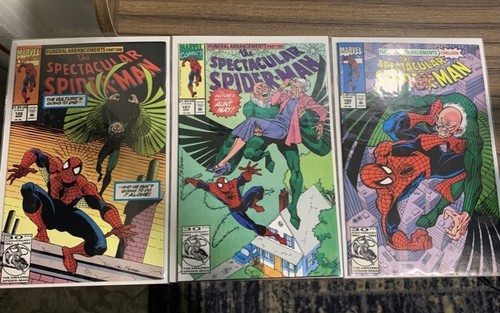 Spectacular Spider-Man Funeral Arrangements part #1-3 (issues #186 #187 ...