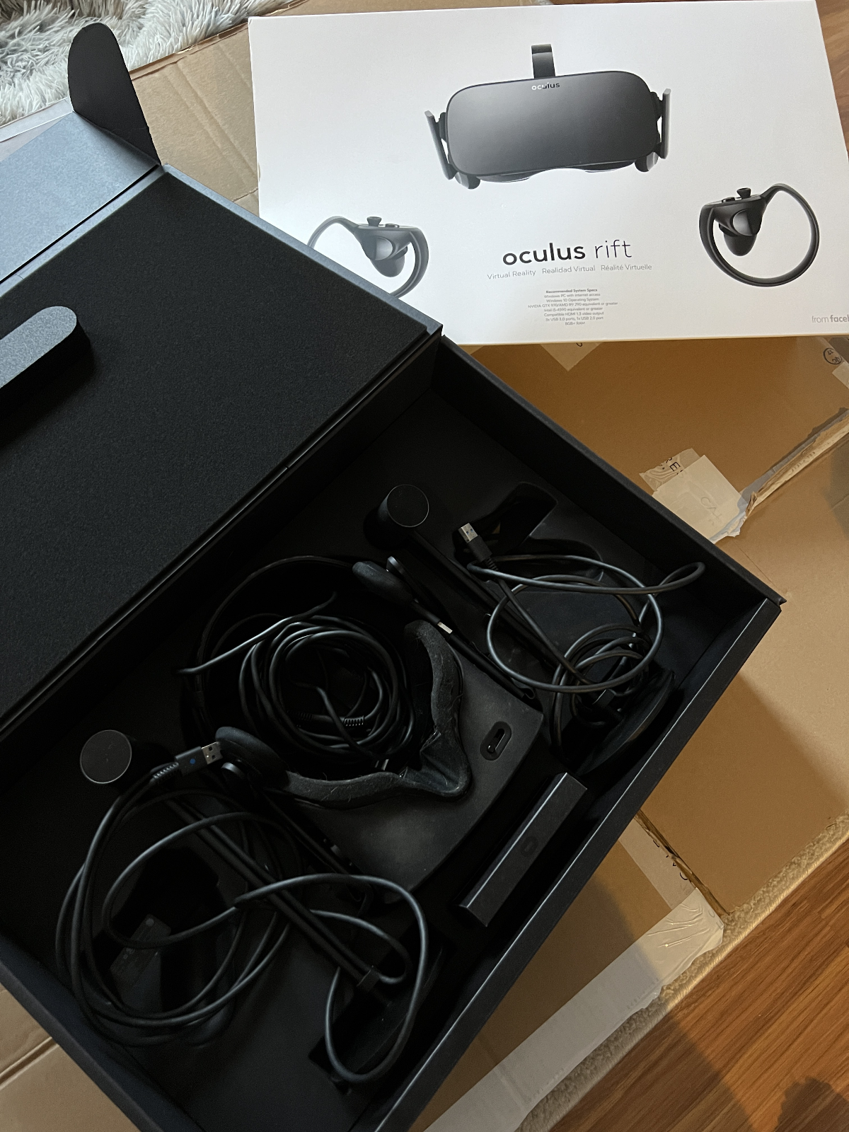 Oculus Rift Headset and 2 sensors PC VR virtual reality | eBay
