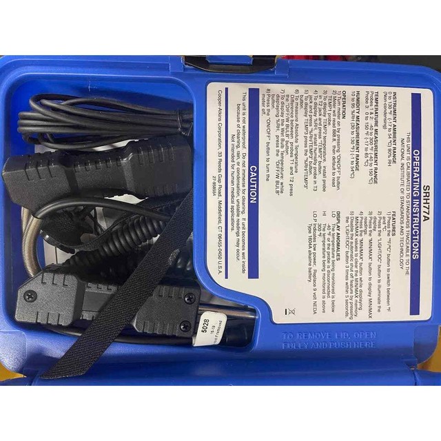 Cooper-Atkins SRH77A Temperature/Humidity Thermistor Instrument for ...