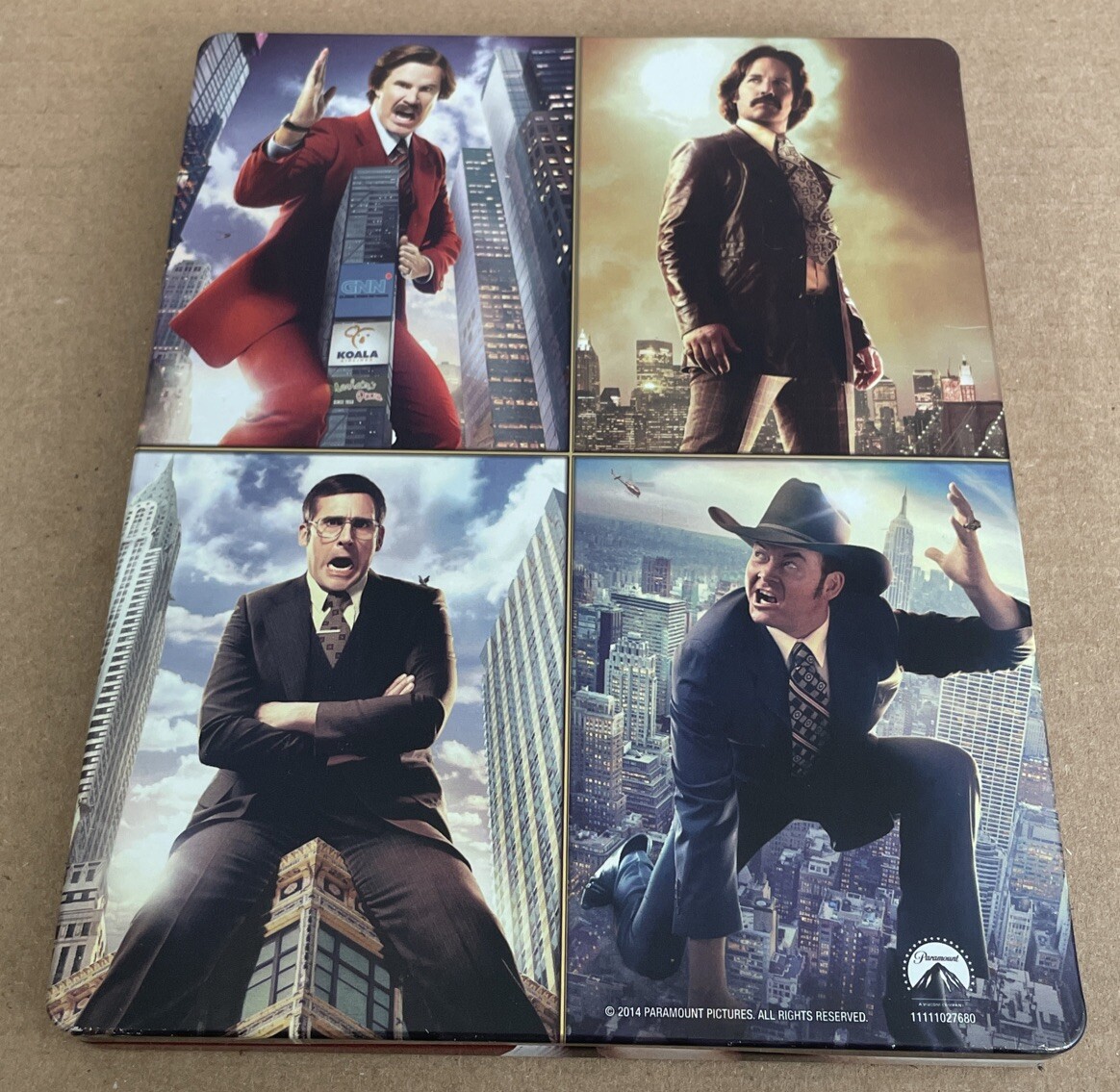 Anchorman 1 2 (Blu-ray Disc, SteelBook, 4-Disc Set) 32429223968 | eBay