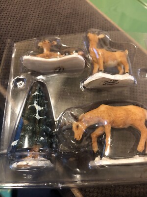 TWO LEMAX DAD AND FAWNS SET OF 4 ITEM 92299 | eBay