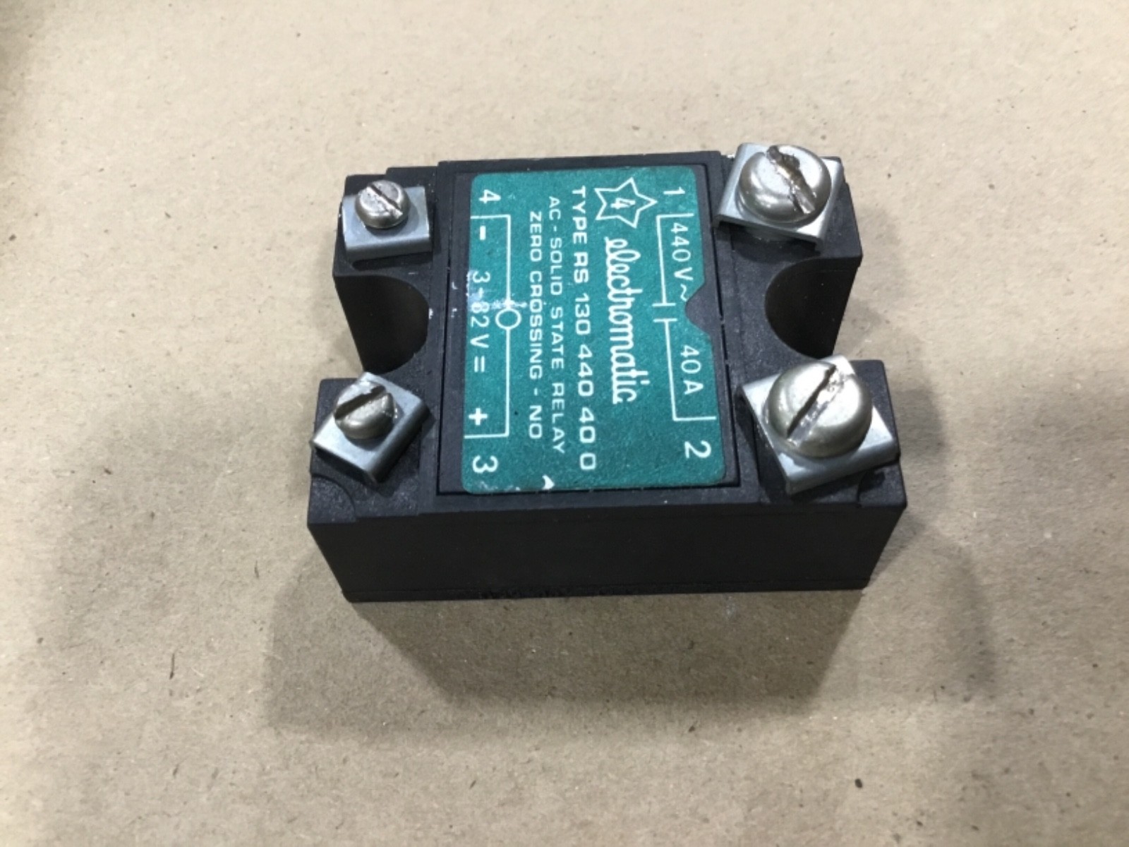 Electromatic RS 130 440 40 0 Solid State Relay 440V 40A Zero Crossing ...