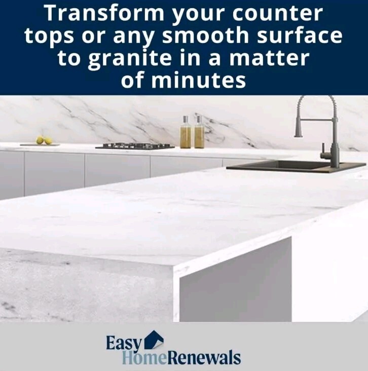 Instant Granite Premium 36” x 72” Kitchen Countertop Vinyl Laminate ...