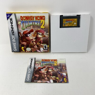 Donkey Kong Country 2 Game Boy Advance CIB Complete In Box GBA DKC ...