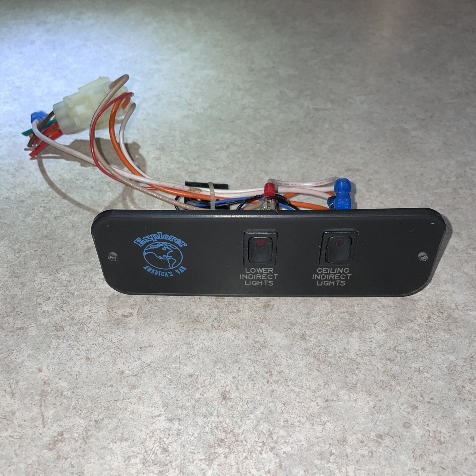 Vintage Positron Custom RV Conversion Van 12v Indirect Light Switches ...